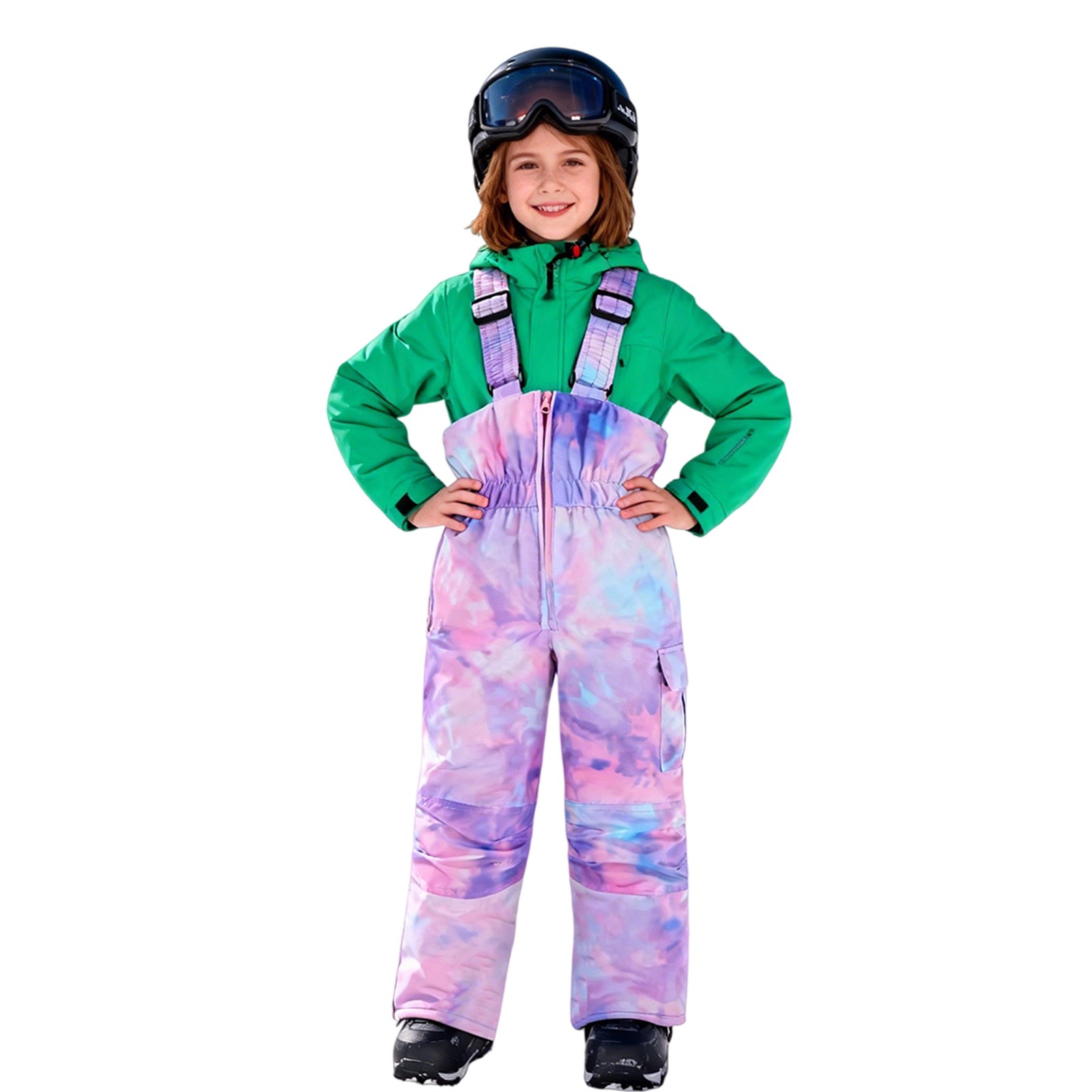 EnJoCho Toddler Boys Girls Puffer Sno𝗐 Pants Baby Winter Thermal Down ...