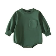 Unisex Toddler Sweatshirt, Crew Neck, Long Sleeve, Solid Color, Baby ...