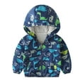 EnJoCho Toddler Cute Dinosaur Print Coat Kids Baby Girls Boys Cartoon Dinosaur Jacket Zipper ...
