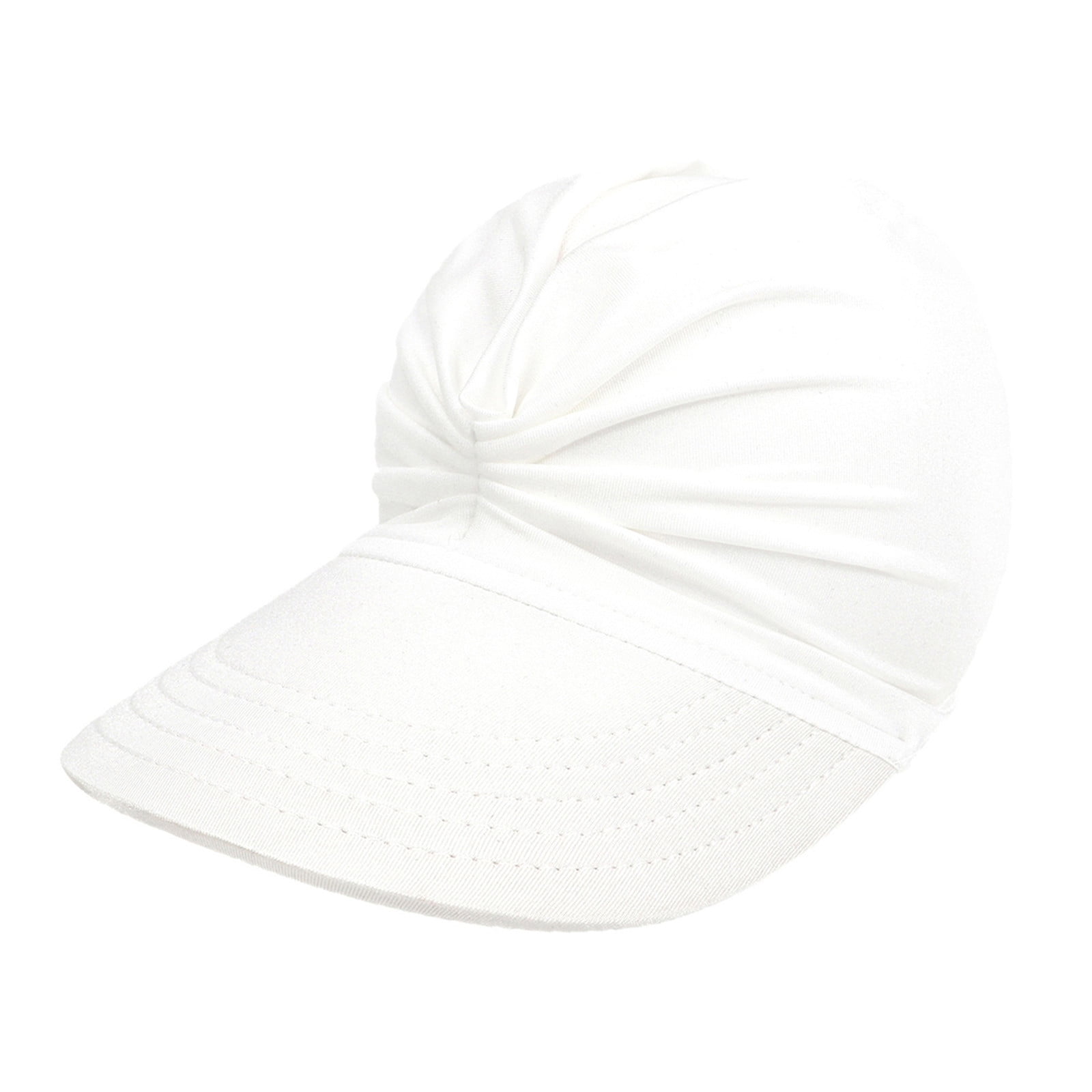 EnJoCho Toddler Girl Visor Wide Hat Summer Face Solid Color Outdoor ...