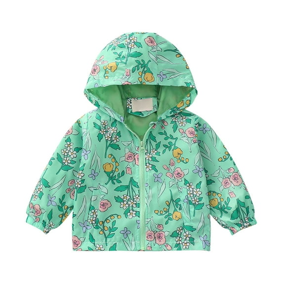 EnJoCho Toddler Girls Boys Cartoon Lightweight Jacket Hooded ...