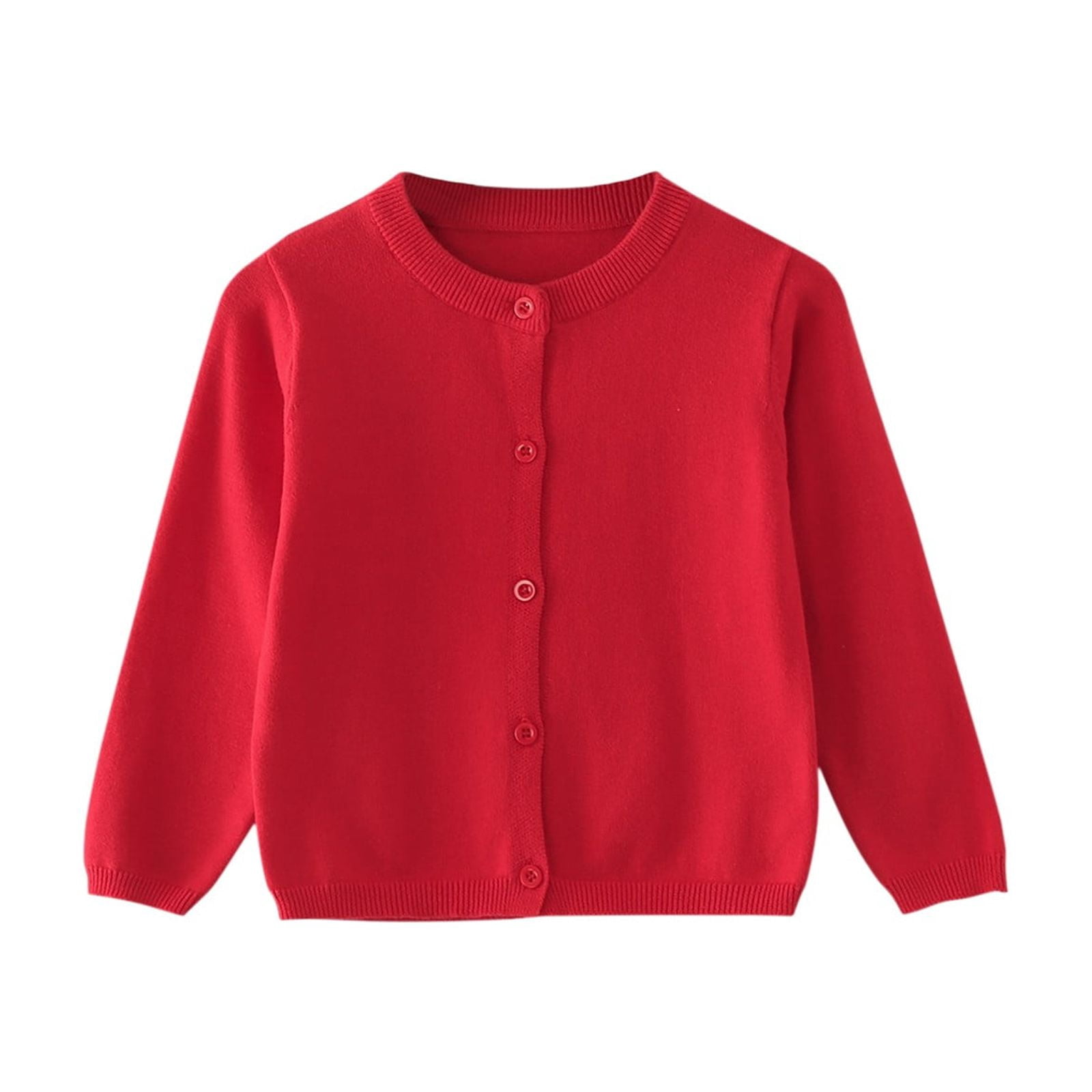 EnJoCho Toddler Girls Boys Cotton Cardigan Long Sleeve Kid Button ...