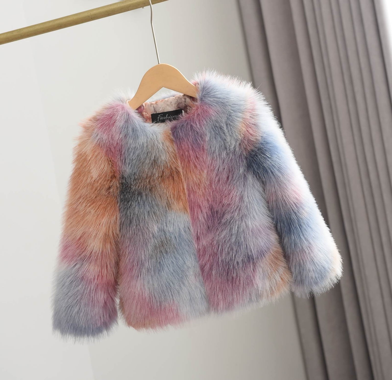 EnJoCho Toddler Girls Kids Tie Dye Fall Winter Lightweight Fuzzy ...