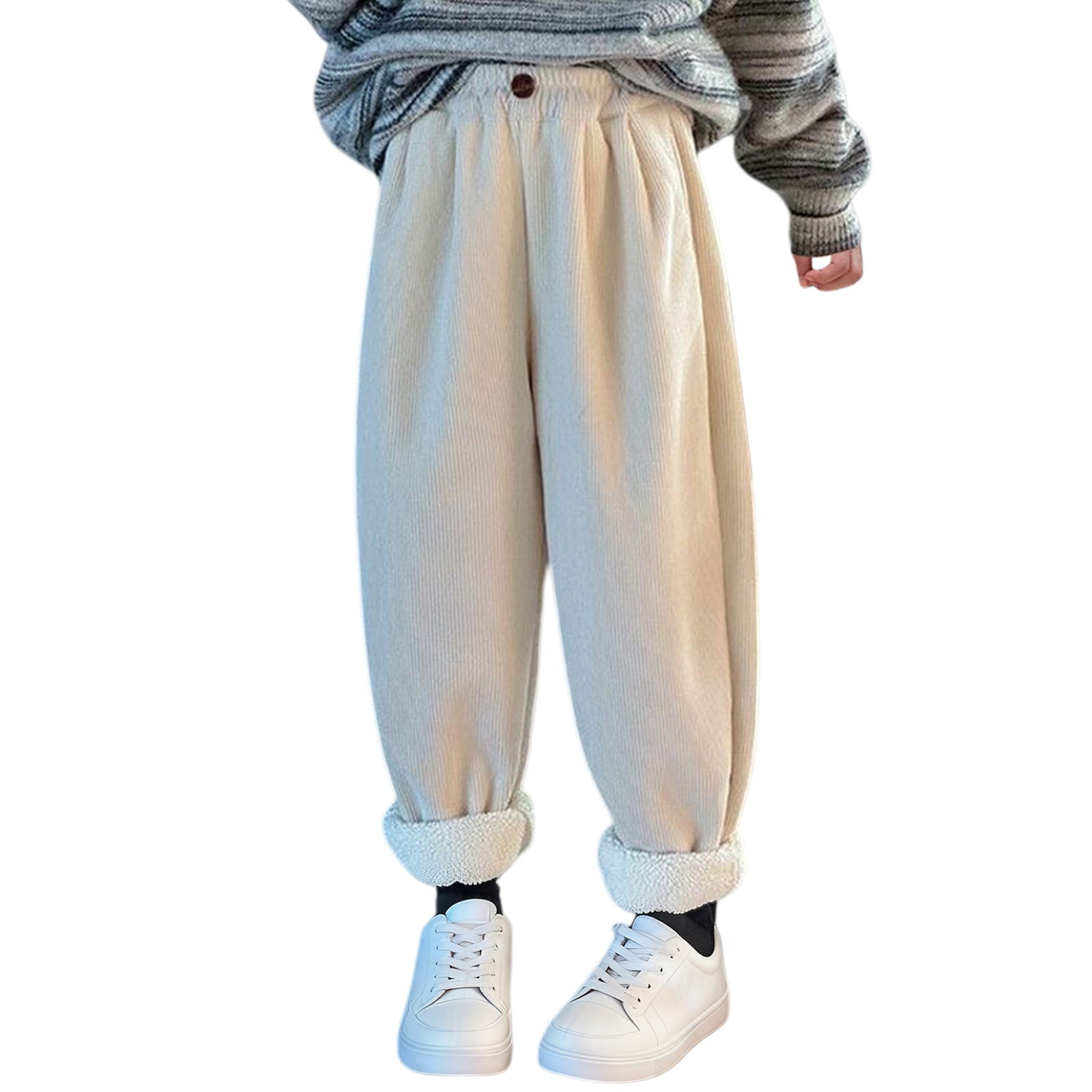 EnJoCho Toddler Girls Oversized Wide Leg Sweatpants High Waist Baggy ...