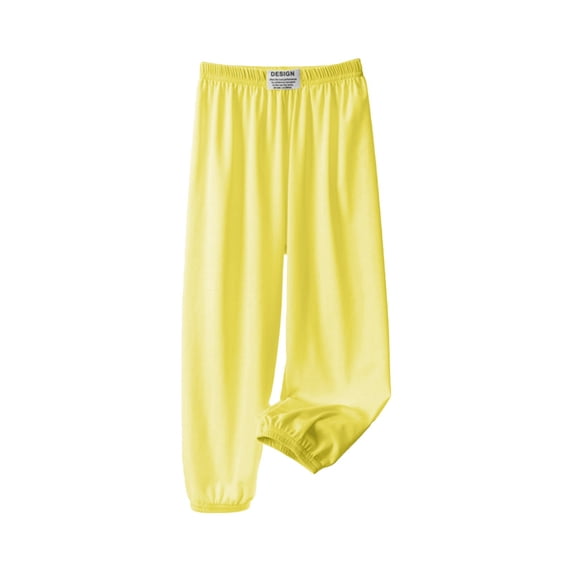 EnJoCho Toddler Girls Pants Elastic Waist Cinch Bottom Sweatpants ...