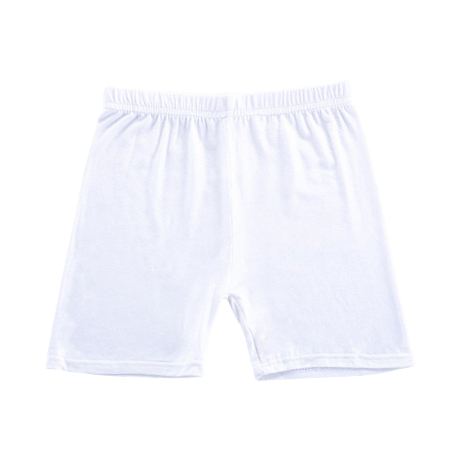 EnJoCho Toddler Girls White Dress Shorts Child Girl Solid Color Elastic ...