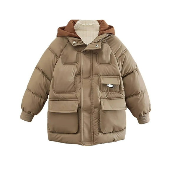 EnJoCho Toddler Kids Boys Winter Coat Waterproo𝖿 Jackets Fleec𝖾 Lined ...