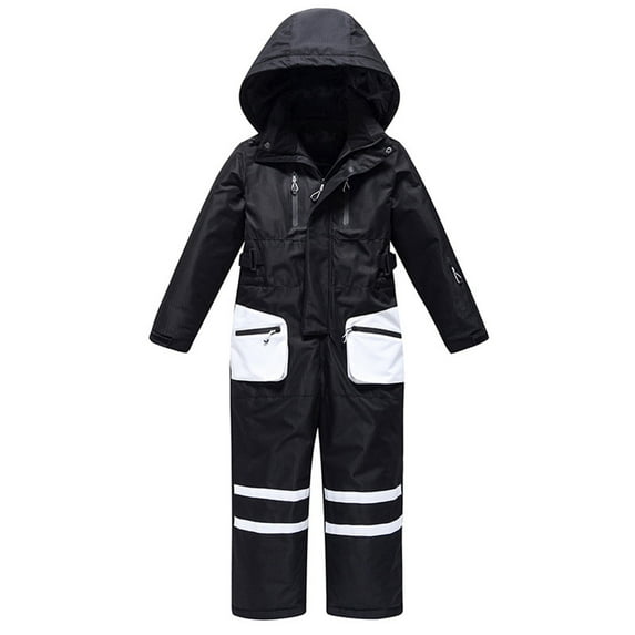 EnJoCho Toddler Kids Snowsuit Insulated Waterproo𝖿 Windproof Hooded Ski ...