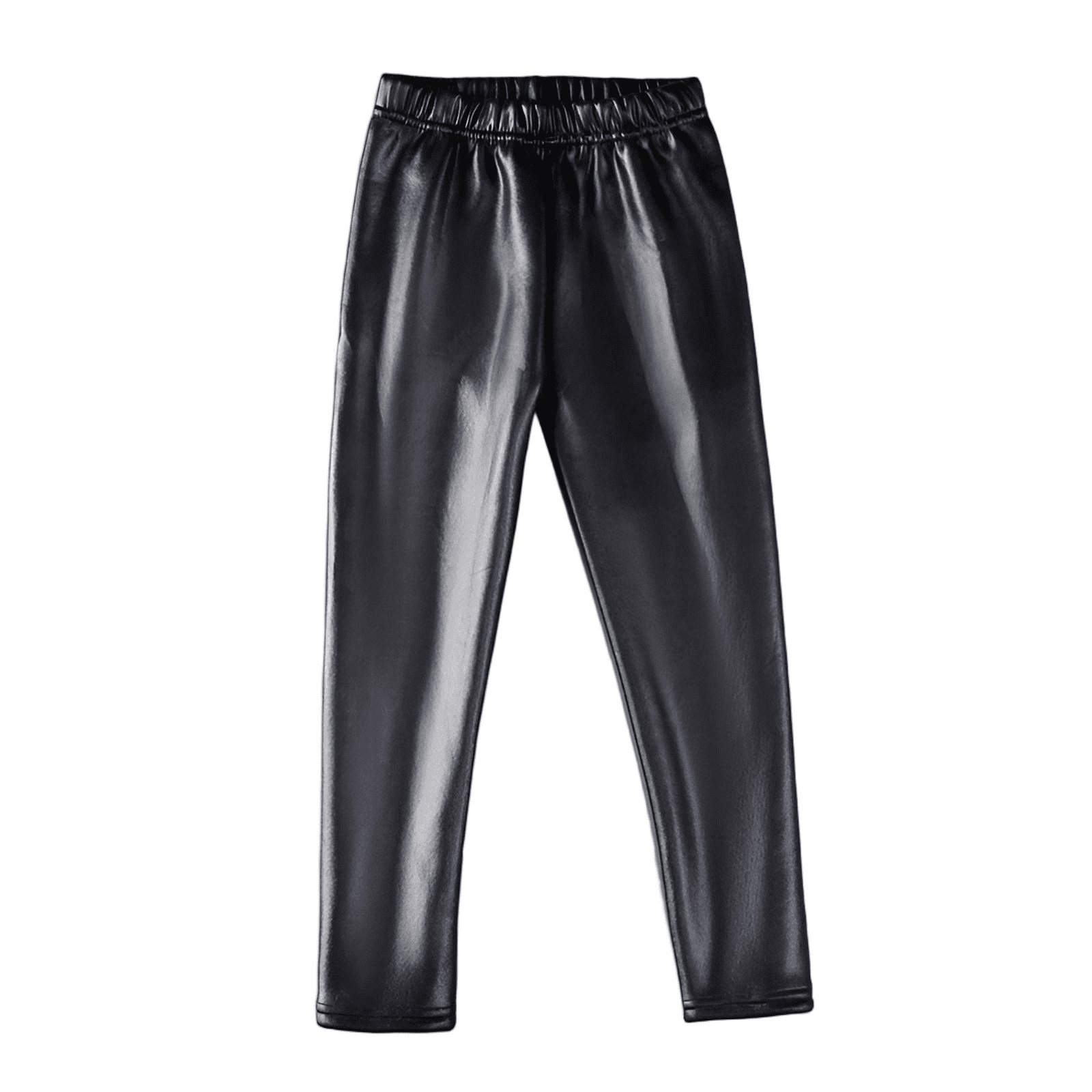 EnJoCho Toddler Kids Teen Fa𝗎x PU Leather Stretchy Leggings High Waist ...