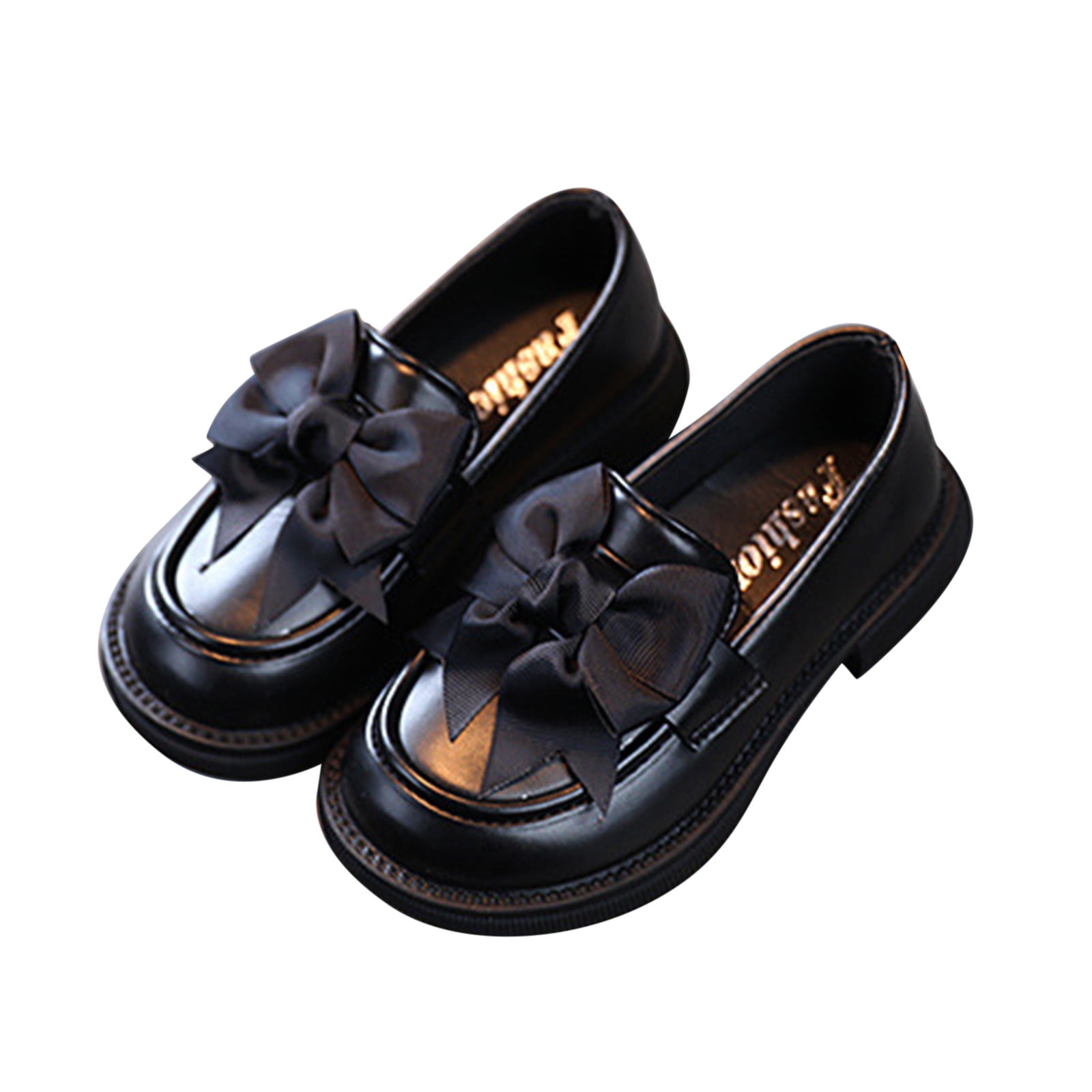 EnJoCho Toddler Little Kid Girls British Style School Bowknot Shoes ...