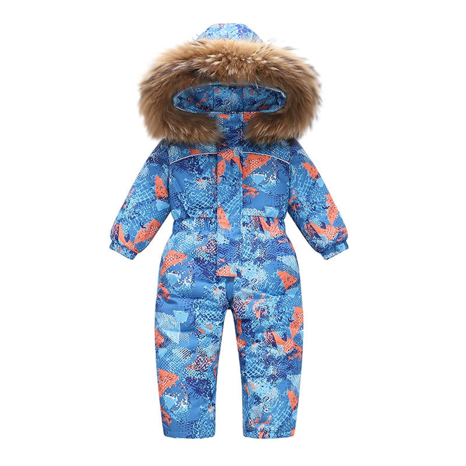 EnJoCho Toddler Snowsuit Kids Girls Boys Jumpsuits Waterproo𝖿 Windproof ...