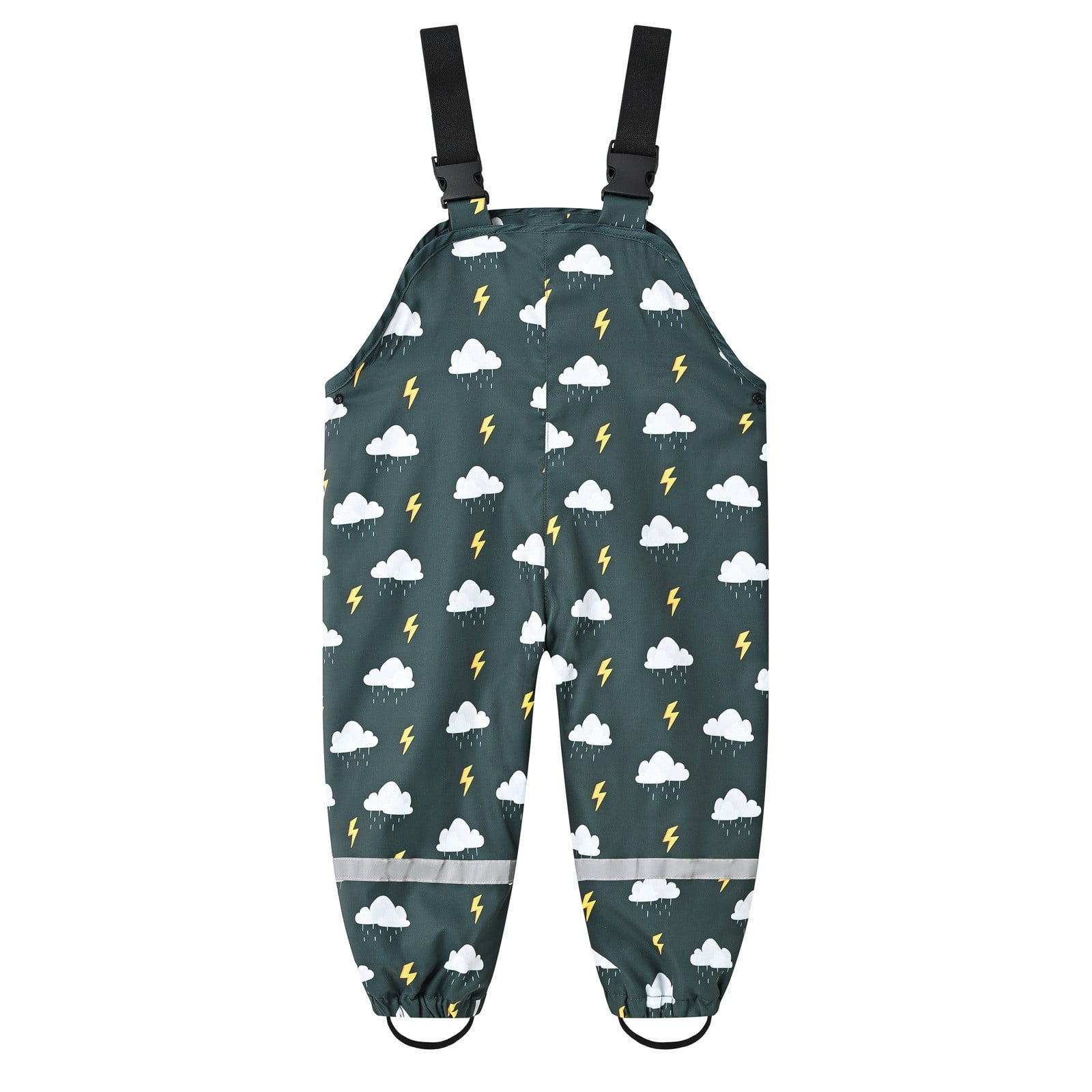 EnJoCho Toddlers Rain Bib Pants 𝖶aterproof Lightweight Mud Proof ...