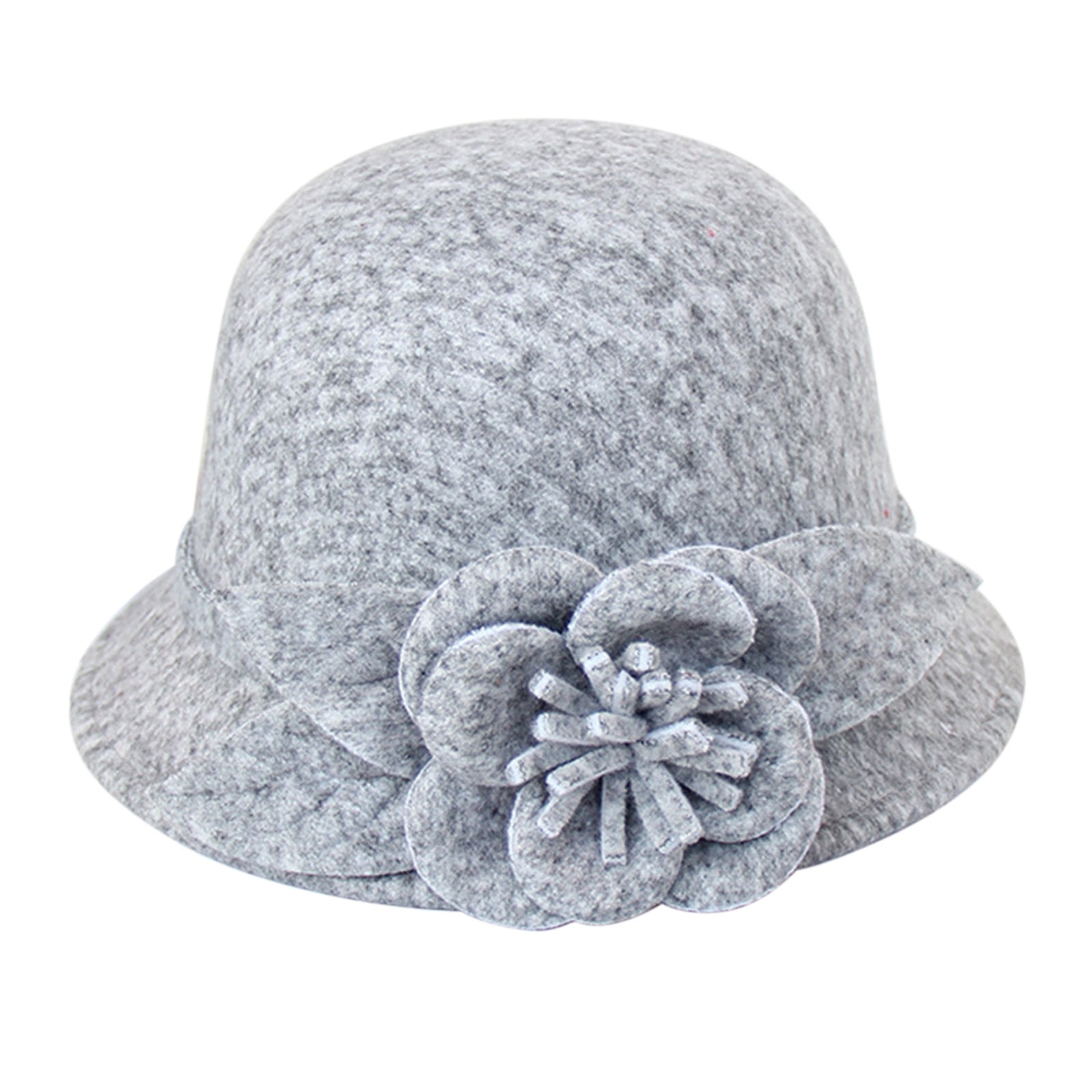 EnJoCho Trendy Wool Floppy Hat For Women, Women'S Wool Floppy Wide Brim ...