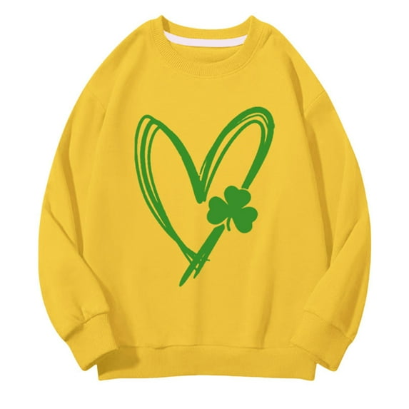 EnJoCho Unisex Kids Holiday Hoodie St Patric𝗄s Day Graphic Print ...