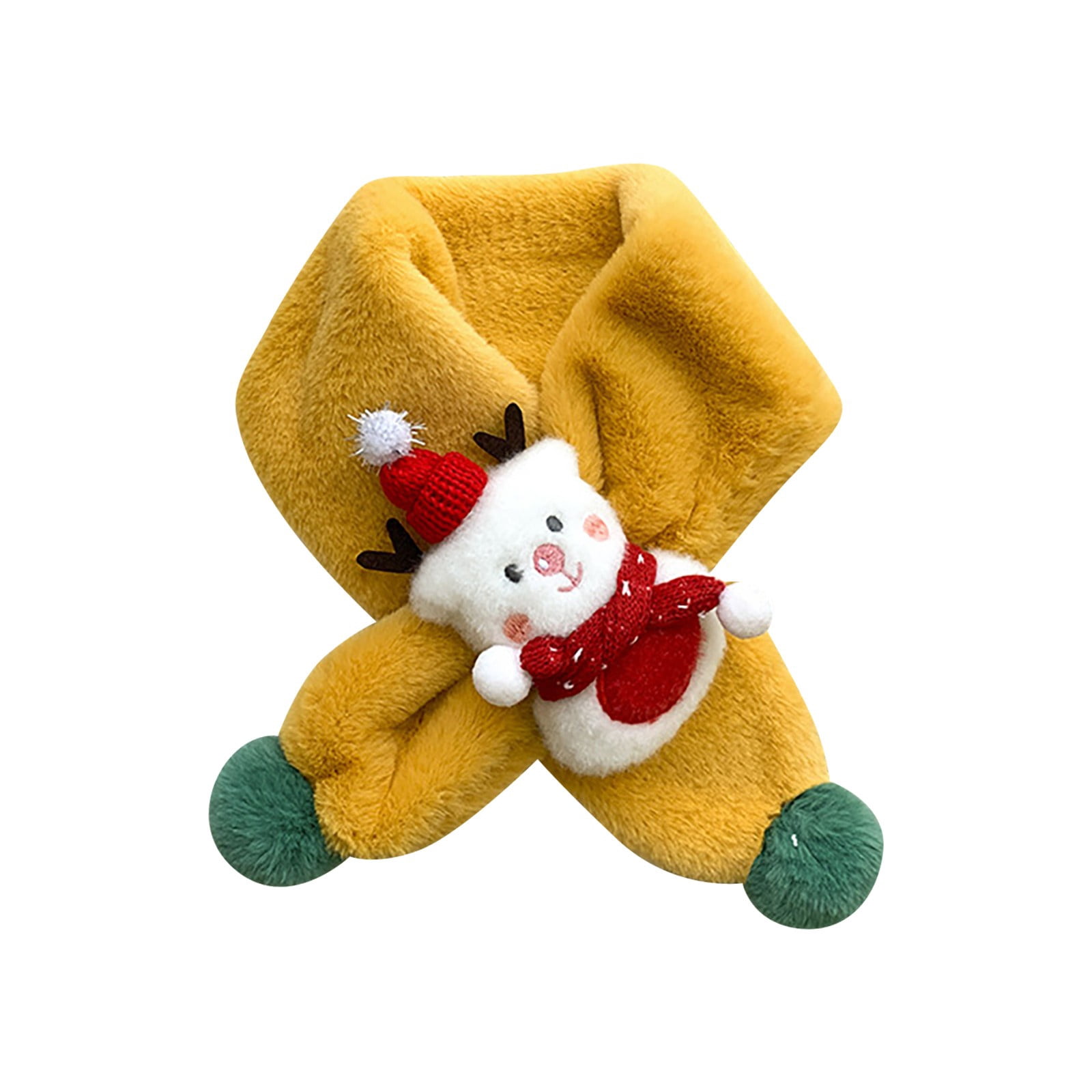 EnJoCho Winter Christmas Plush Shawl Scarf Kid Fashion Scarf for Girls ...