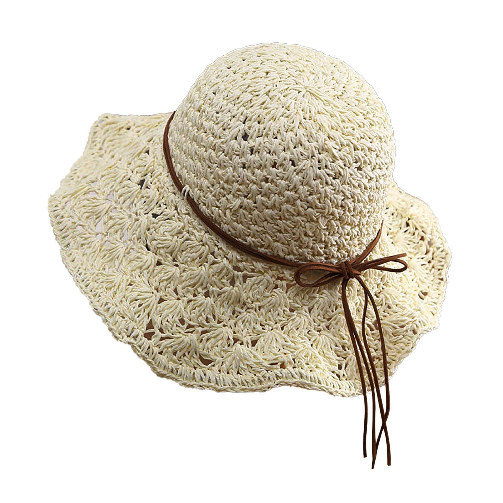 EnJoCho Women Comfort Hat Sun Hats For Teen Girls Summer Wide Brim UPF ...
