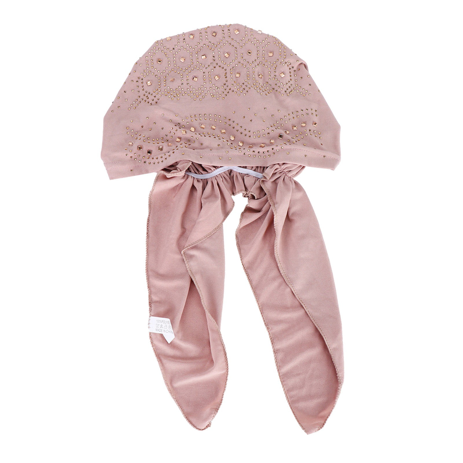 EnJoCho Women Hat Fashion Hijab Hat With Diamond Hat Stretch Multicolor ...