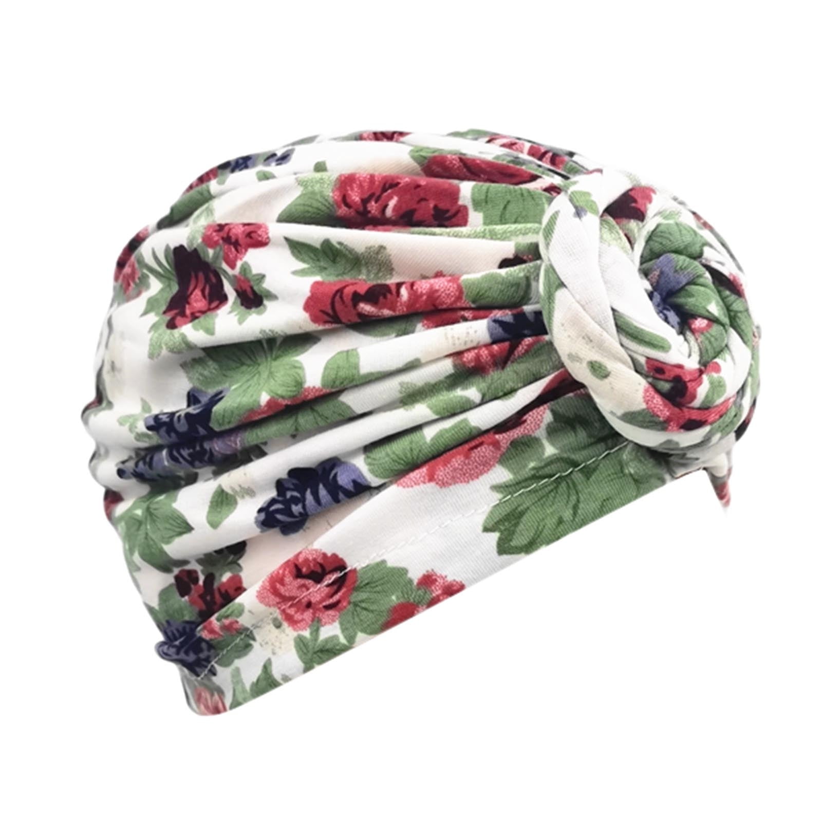 EnJoCho Women Sun Hat Cancer Head Hat Cap Ethnic Boho Floral Hair Cover ...