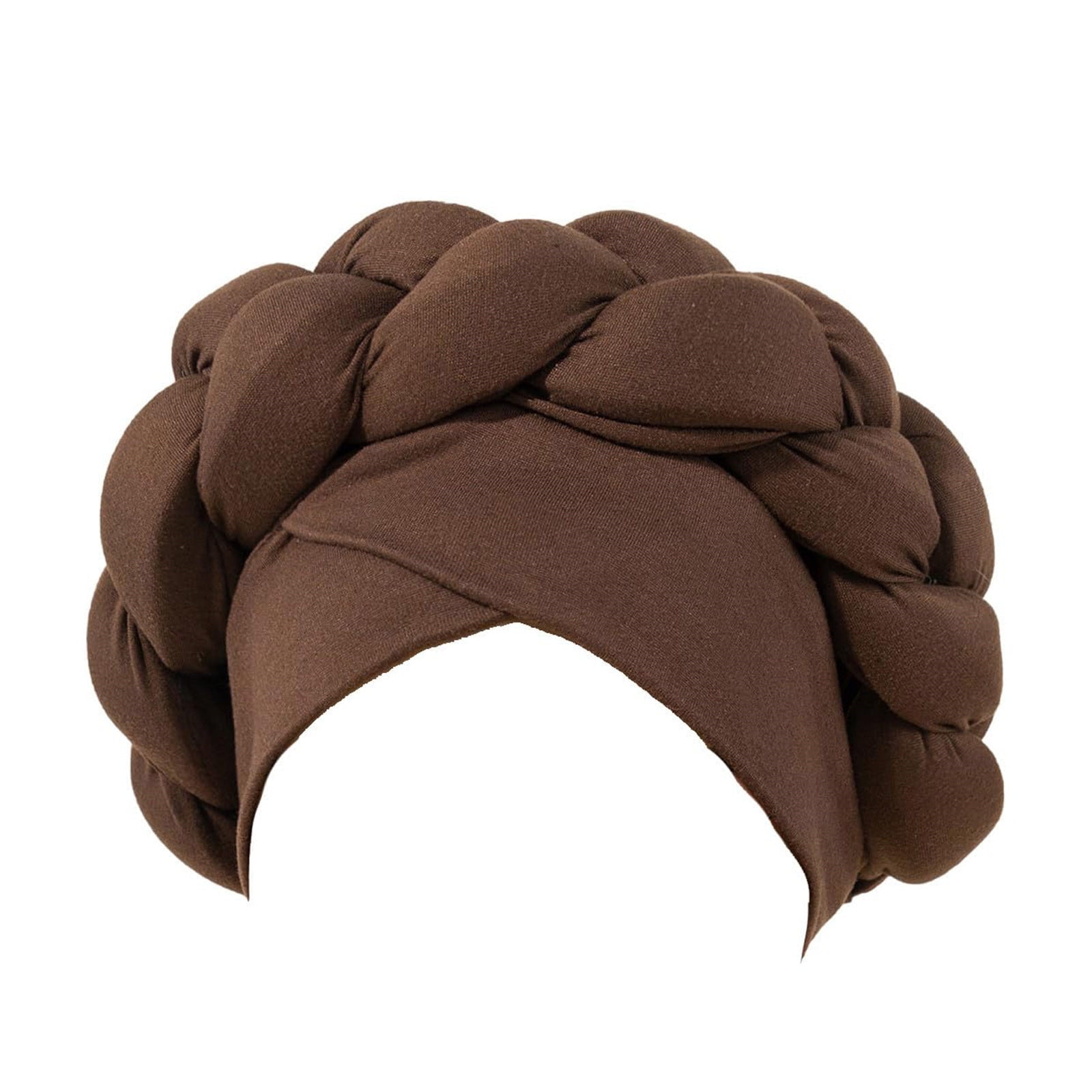 EnJoCho Women's Sun Cap Boho Braided Turban Hat African Turbans For ...