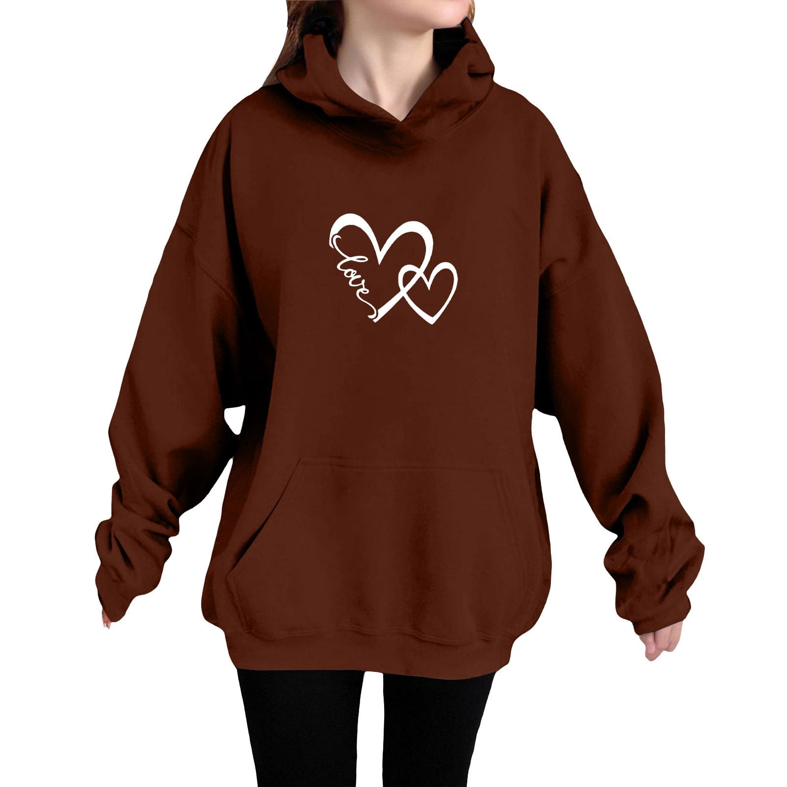 EnJoCho Youth Boys Girls Hooded Sweatshirt Fleece Pullover Top Fashion ...