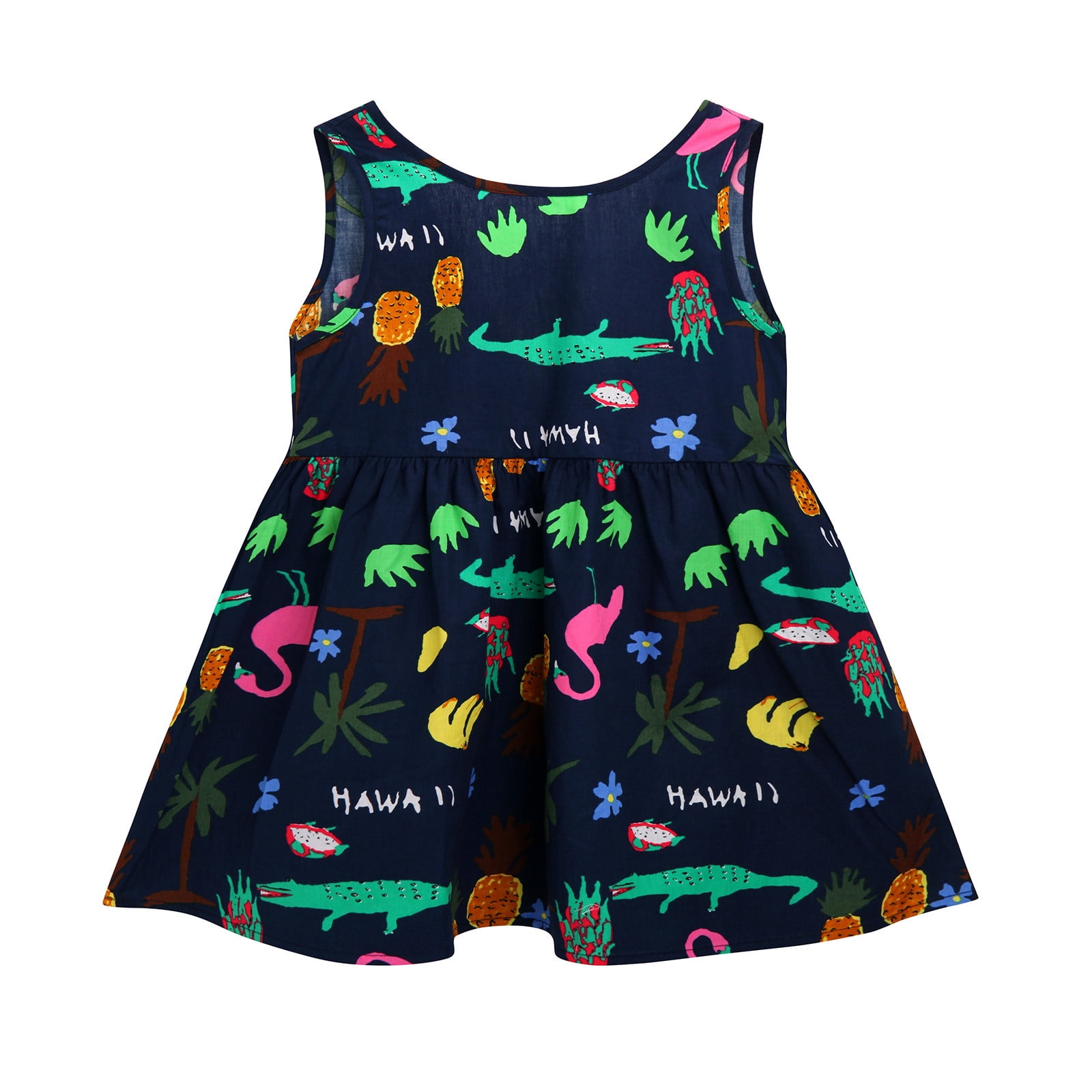 EnJoCho toddler Baby Outfits Kids Girls Sleeveless Printed Animal Skirt ...