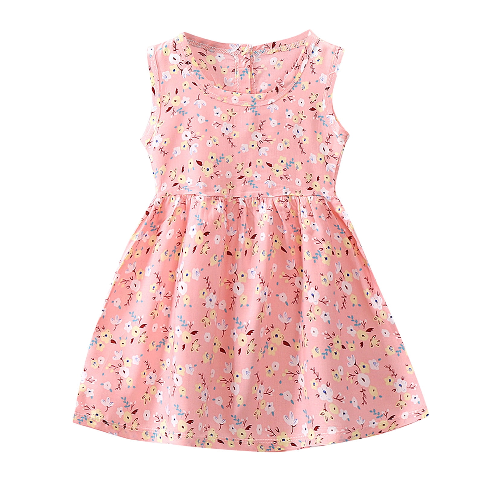 EnJoCho toddler Kids Dress Baby Girls Clothes Summer Sleeveless Floral ...