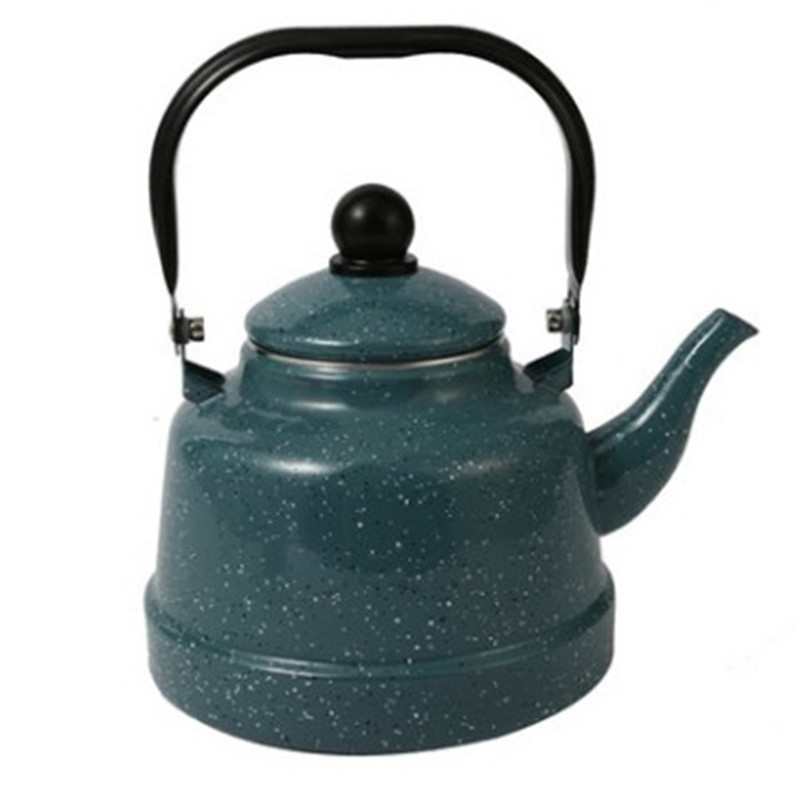 Enamel Ancient Clock Pot Pot Enamel Cold Water Kung Fu Tea Gas ...