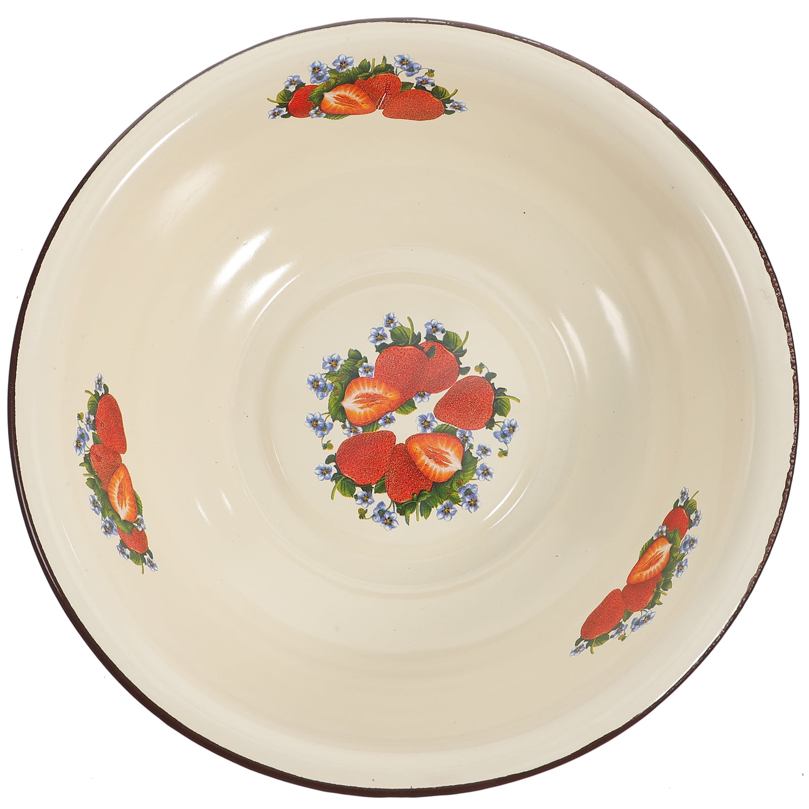 Enamel Basin Mixing Bowl Breakfast Bacon Grease Container Serving ...