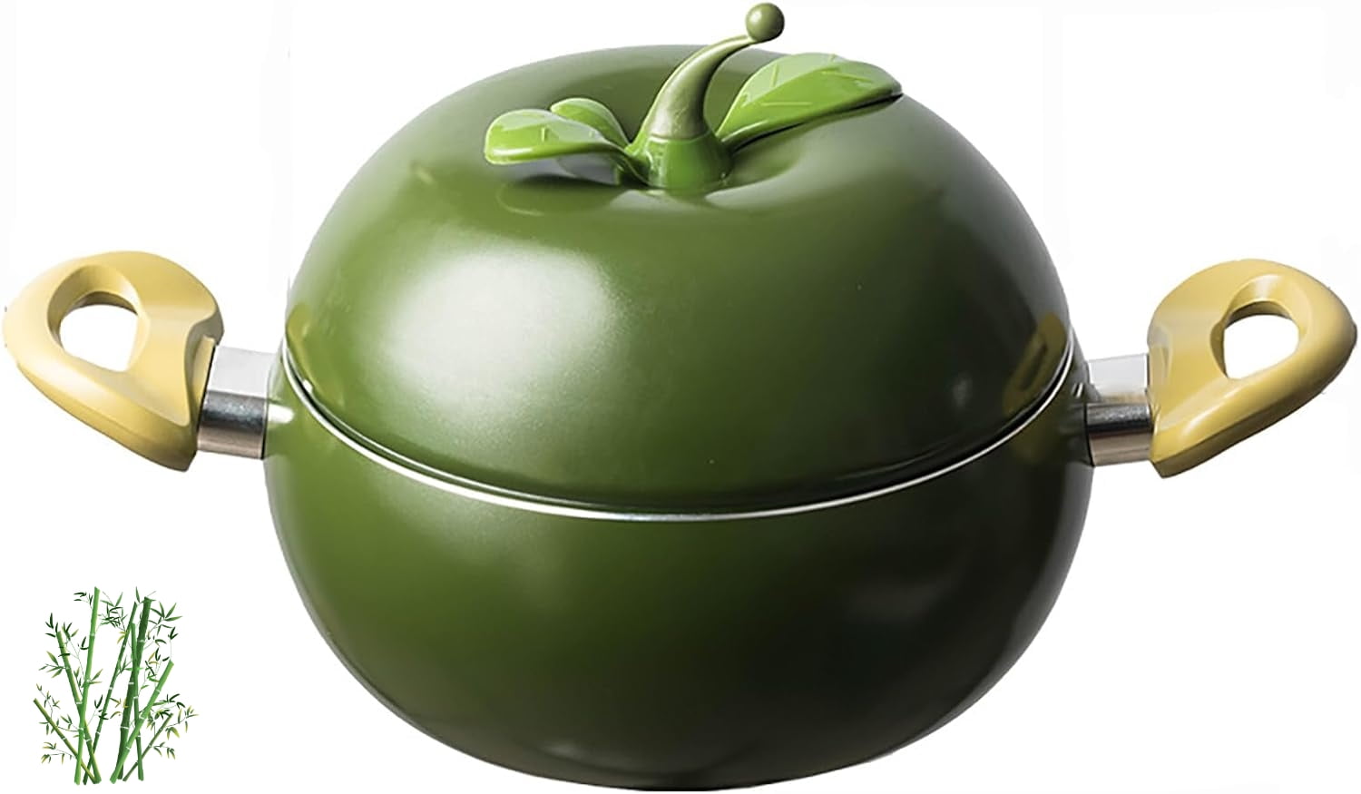 Enamel Cast Iron Stock Pot Tomato Cocotte,Nonstick Soup Pot Pasta Can,Cute Vegetable Shape ...