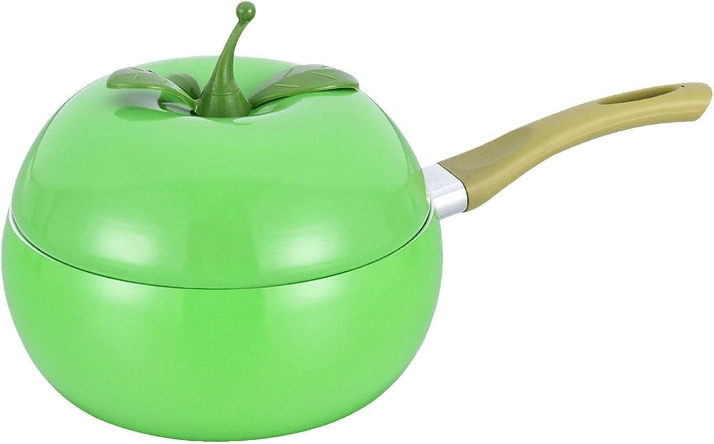 Enamel Cast Iron Stock Pot Tomato Cocotte, Nonstick Soup Pot Pasta Can, Tomato Shaped Cooking ...