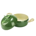 Enamel Cast Iron Tomato Shaped Stock Pot, Nonstick Soup Pasta Can, Cute ...