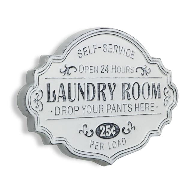 Enamel Finished Laundry Room Sign - Walmart.com