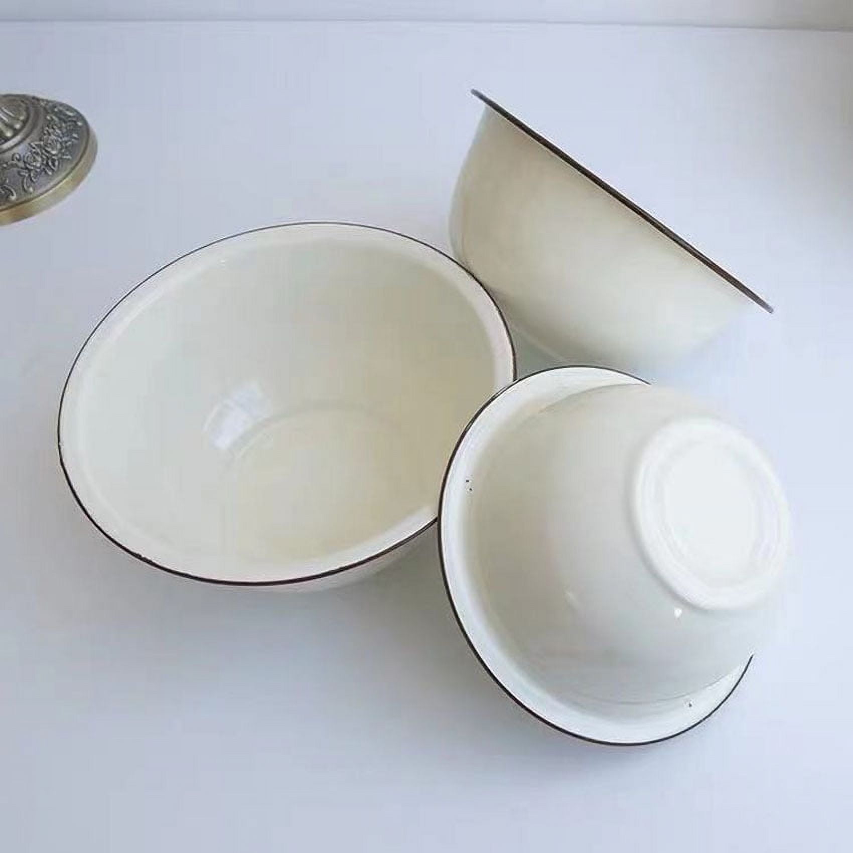 Enamel Flower Soup Bowl | Mala Hot Pot Chafing Pot | BBQ Bowl | Deep ...