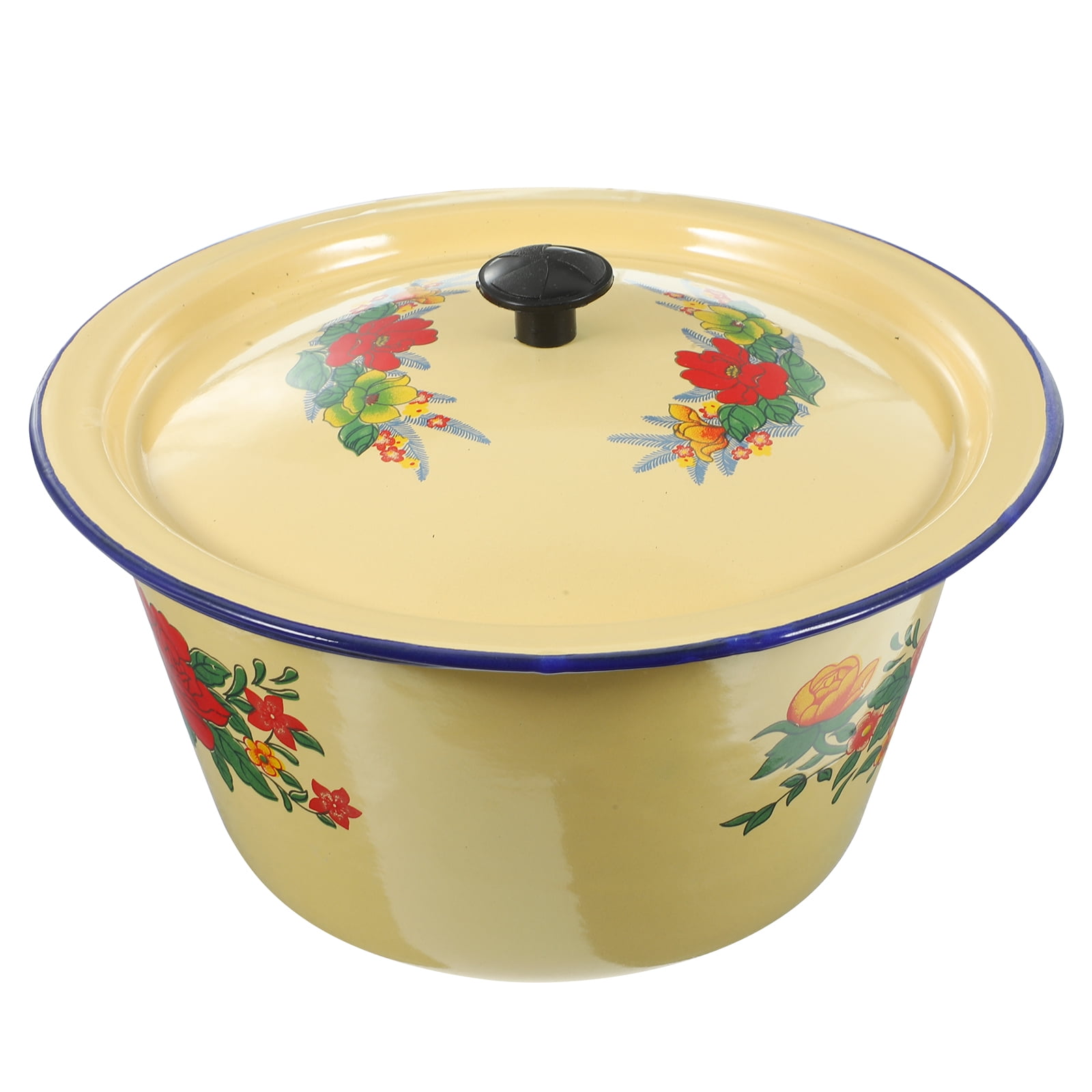 Enamel Hand-washing Pot Home Enamel Cookware Retro Washing Enamels ...