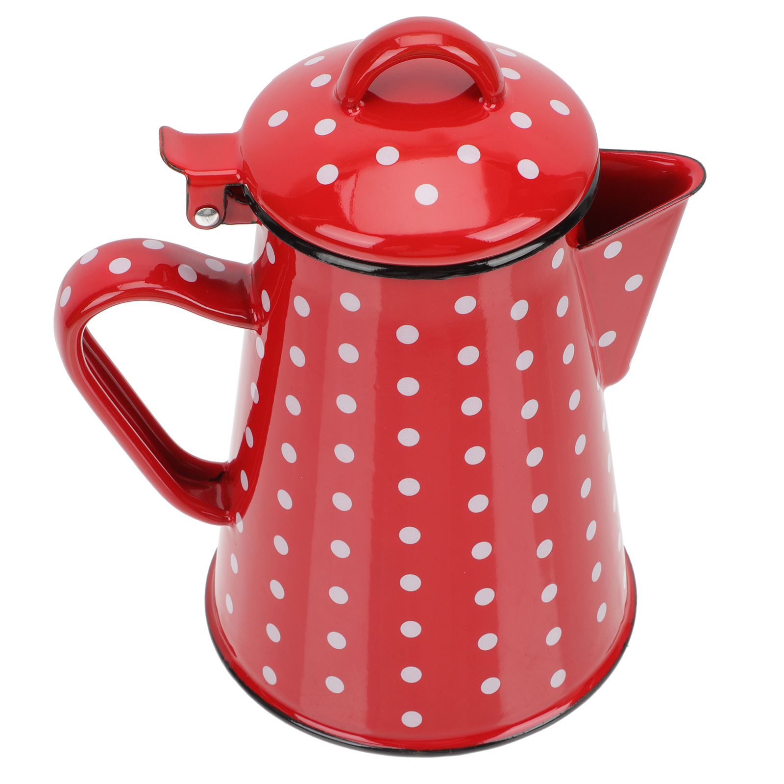 Enamel Handle Pot Coffee Machines Camping Tea Kettle Enamel Kettle ...