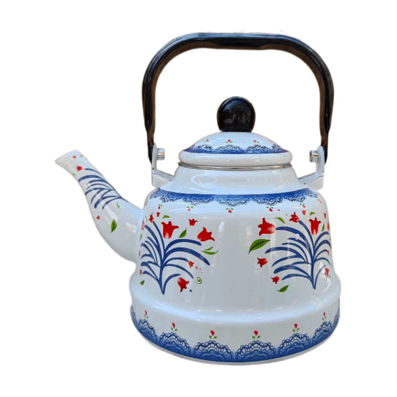 Enamel Kettle Thickened White Enamel Kettle Restaurant Hotel Teapot ...