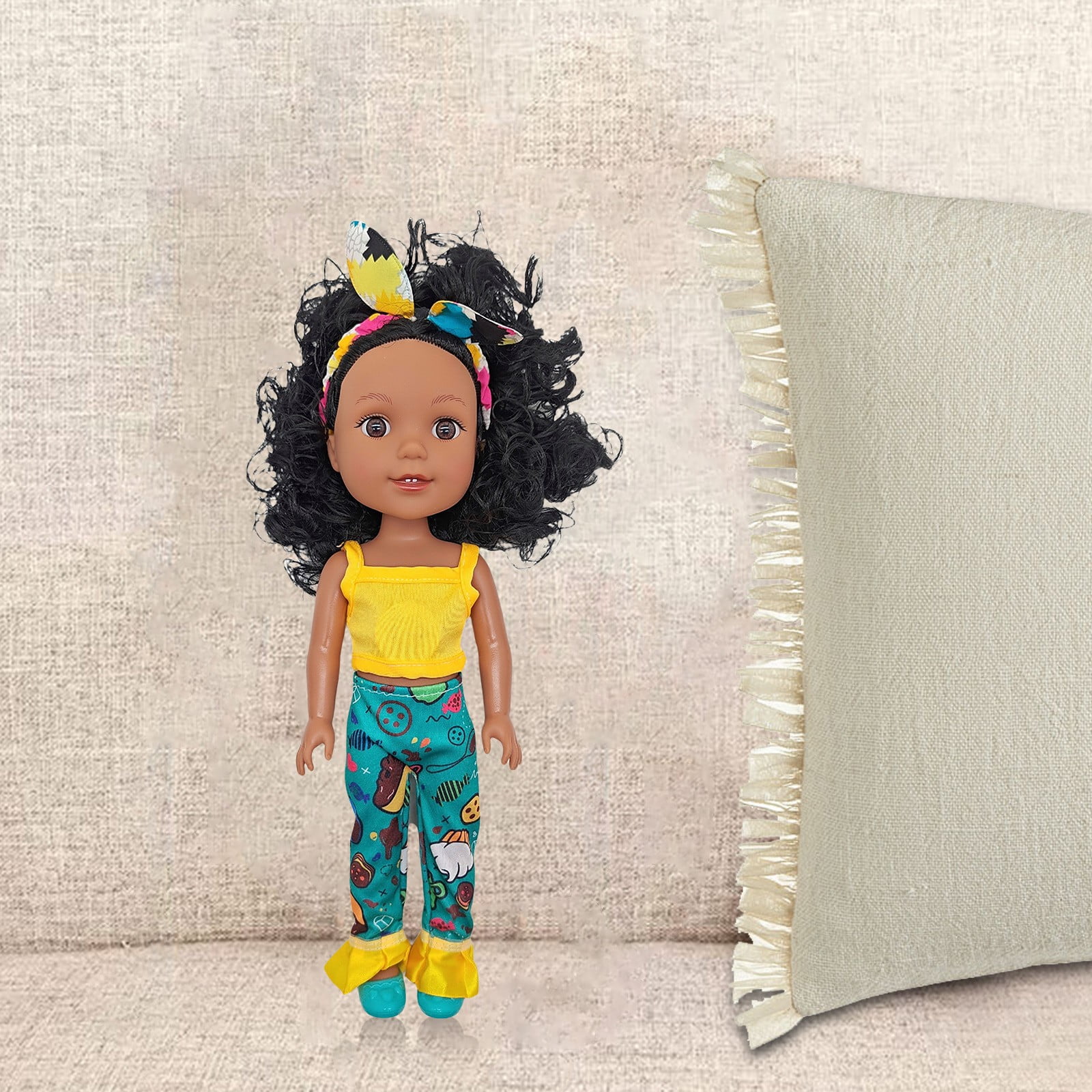 Enamel Mini Doll 12.6 Inch | Realistic Big Eyes Soft PVC Body Washable ...