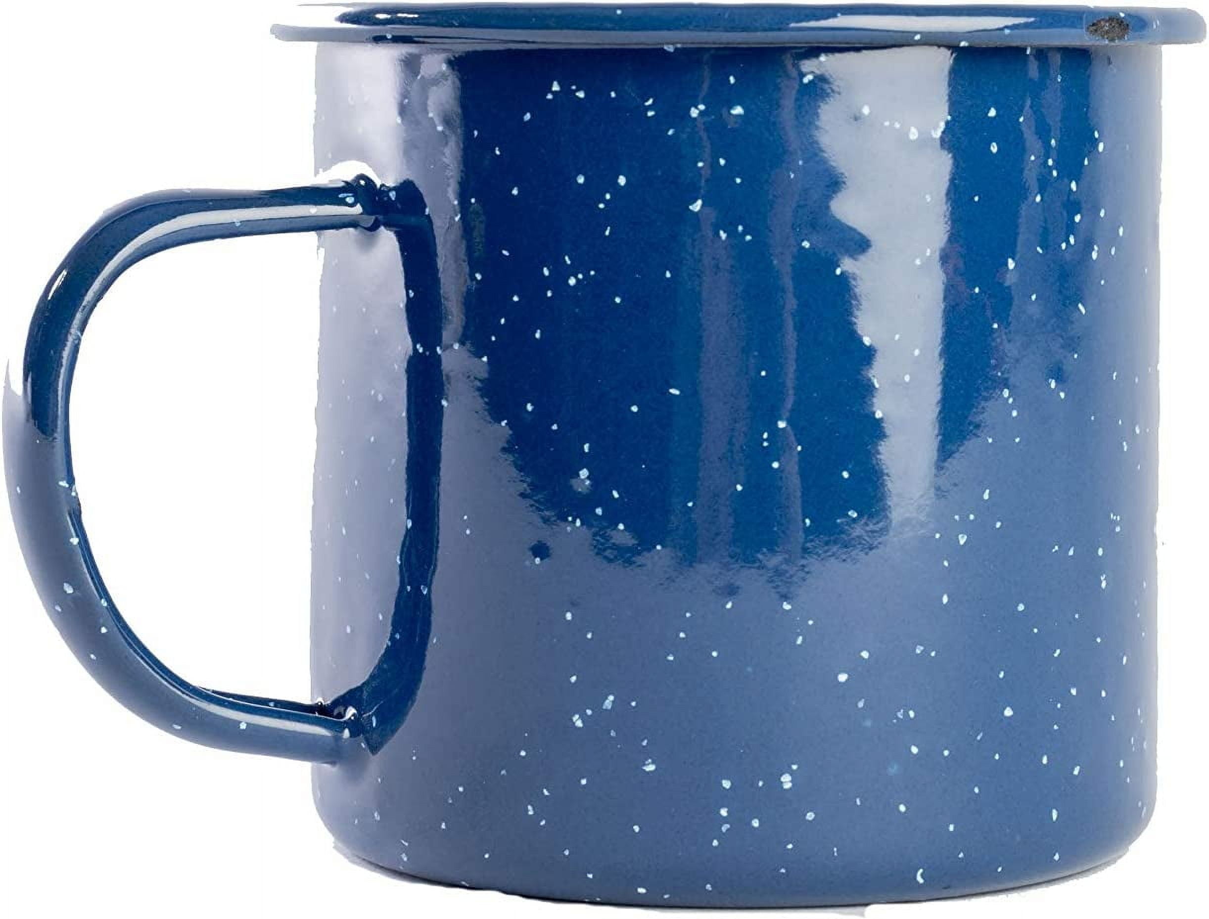 Enamel Mug - Outdoor Camping Mugs - Ideal For Early Morning Coffee Or ...