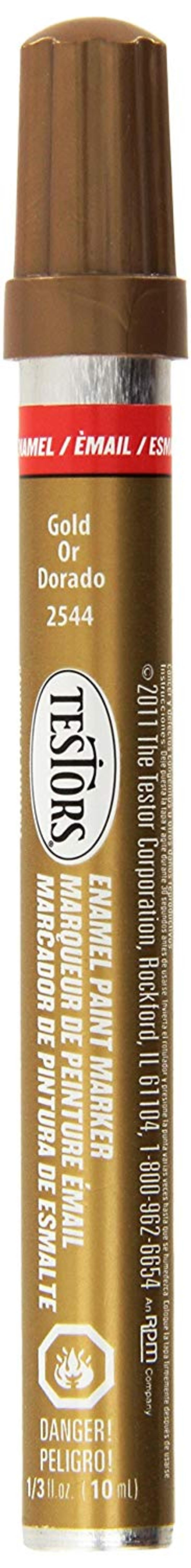 Enamel Paint Marker-Metallic Gold, All-purpose enamel paint markers By ...