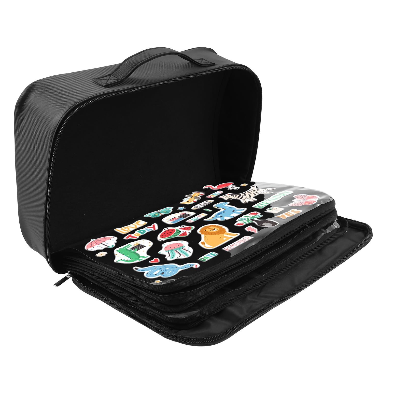 Enamel Pin Display Bag Portable 12 Page Collectible Pin Carrying Case ...