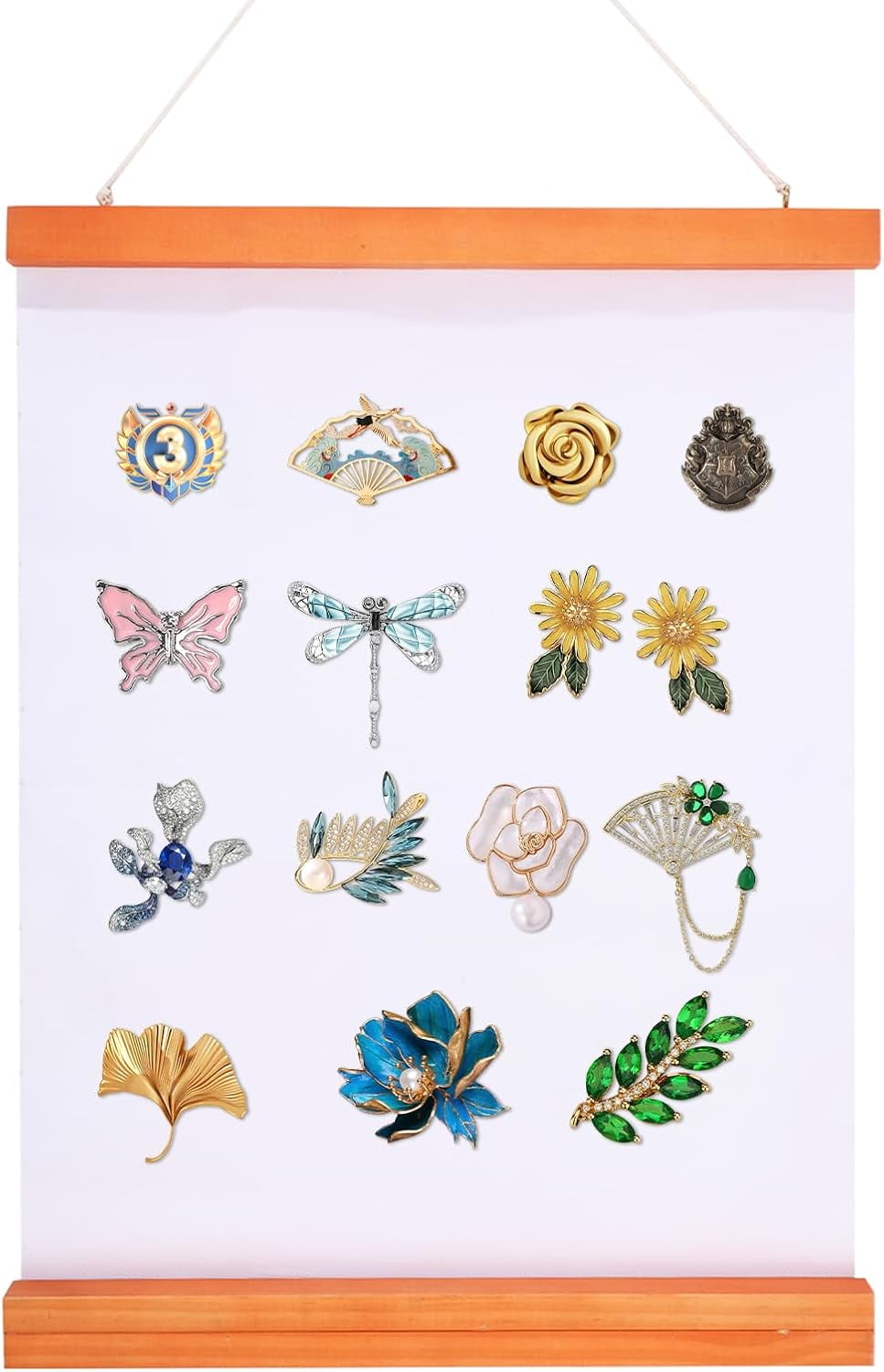 Enamel Pin Display Banner 39x29cm/15.3x11.4inch Wall Hanging Jewelry ...