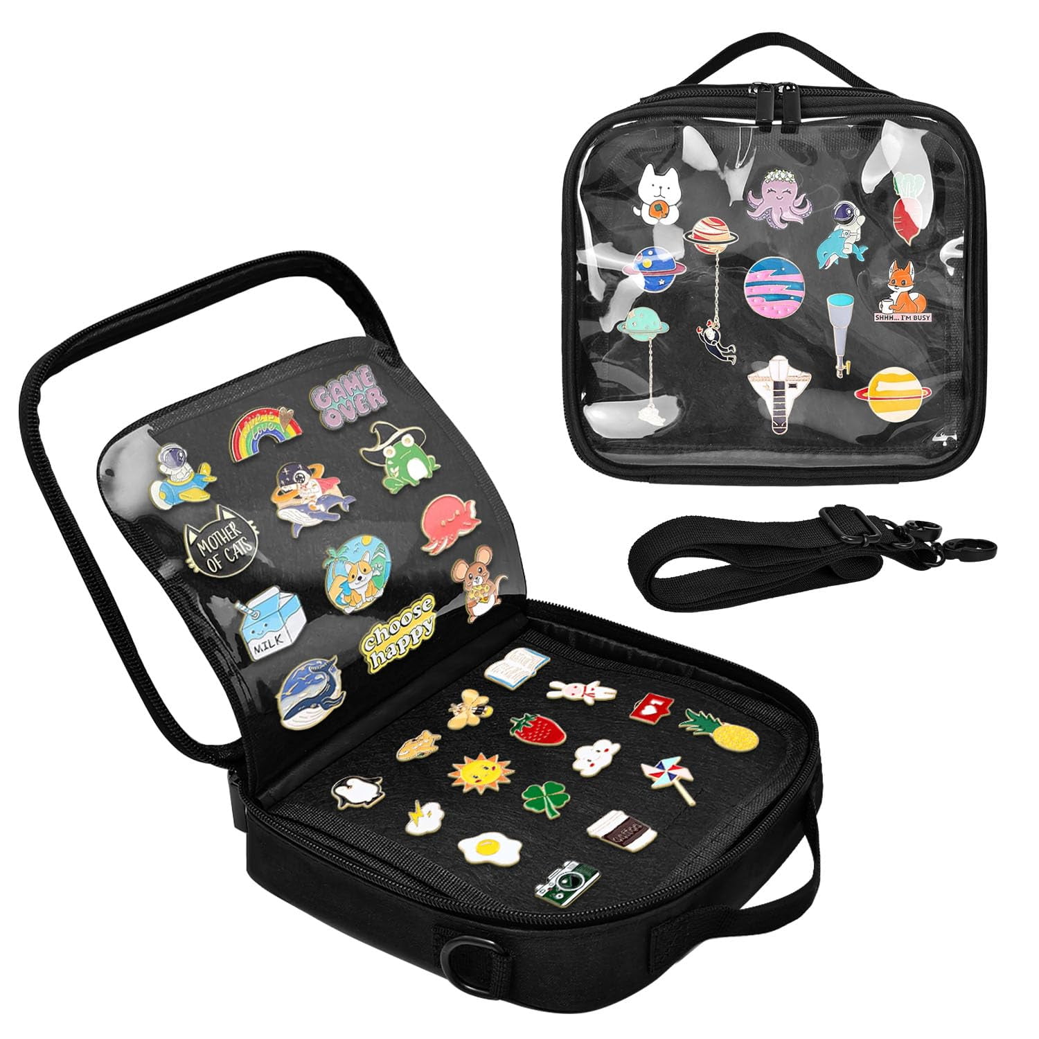 Enamel Pin Display Book, Small Collections Travel Pin Trading Book ...