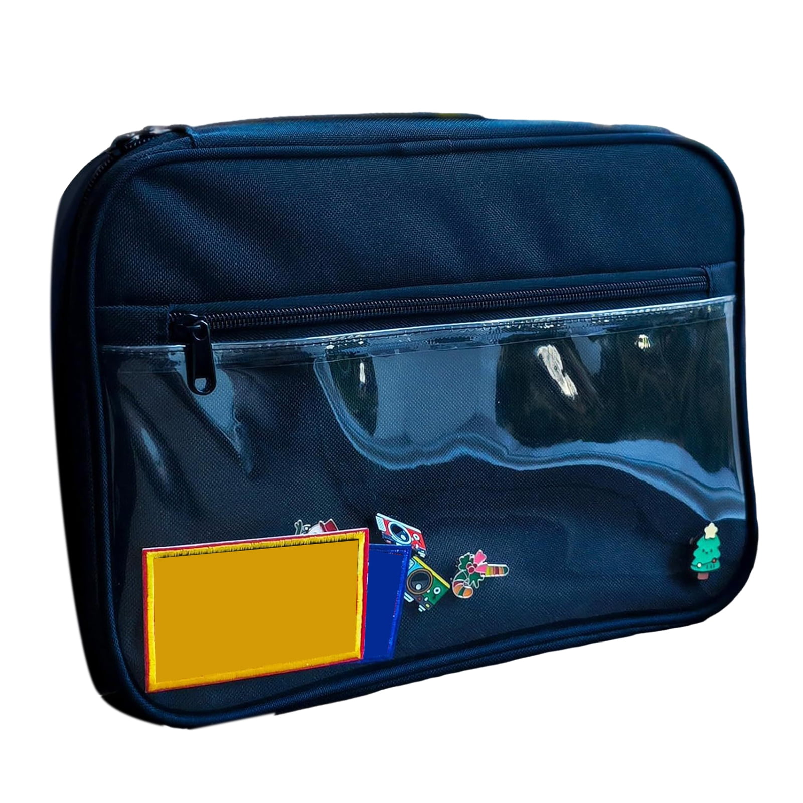 Enamel Pin Display Case, Large Capacity Portable Pin Binder with Handle ...