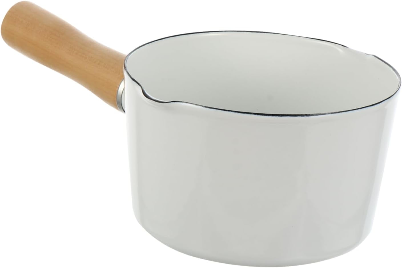 Enamel Saucepan Mini Soup Pot Milk Heating Pot Nonstick Saucepan Non ...