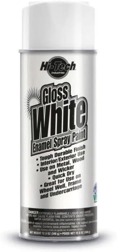 Enamel Spray Paint (6 Pack) (Gloss White) - Walmart.com