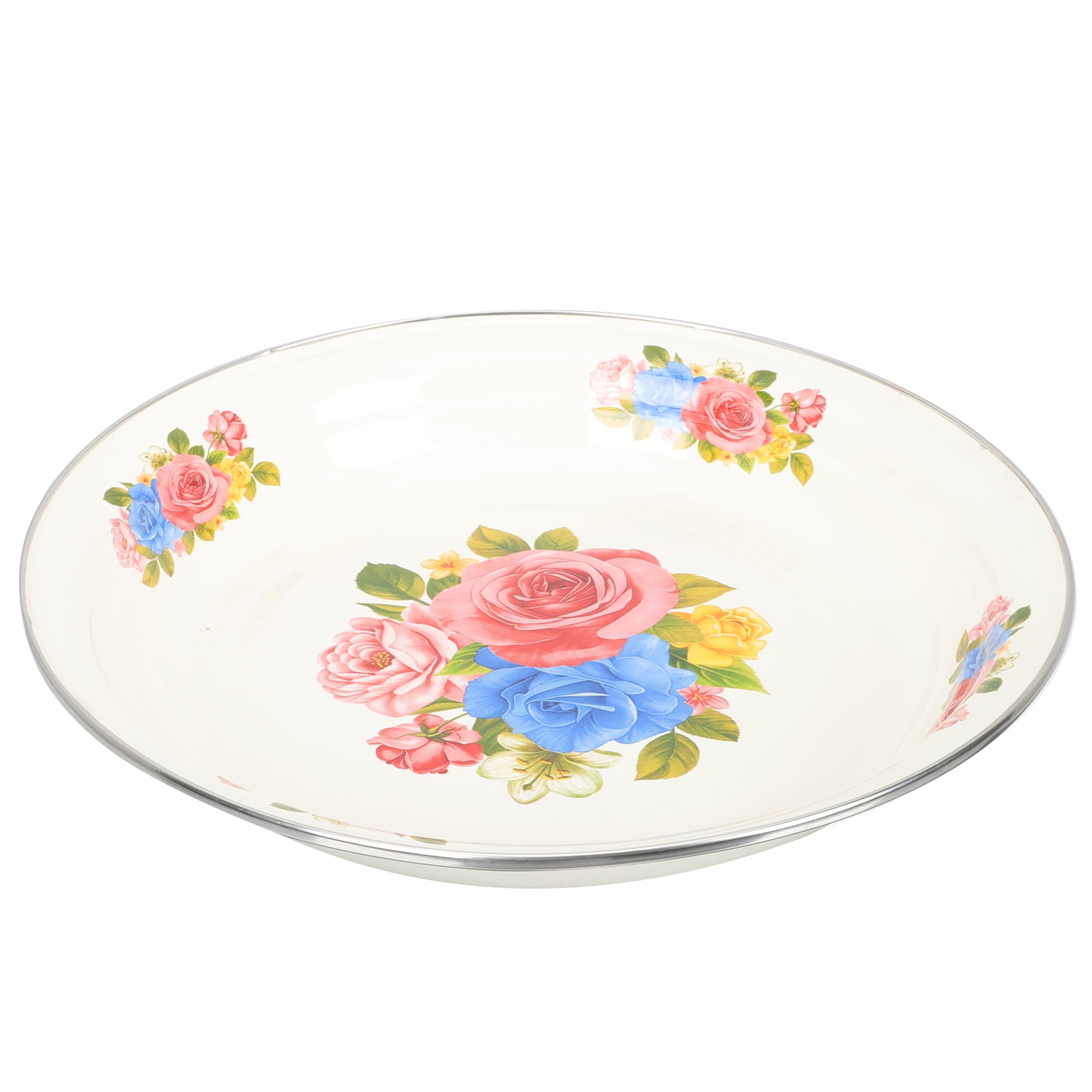 GOOHOCHY Housewarming present Enamel Tray Blue 1Pcs 11.8x11.8in ...
