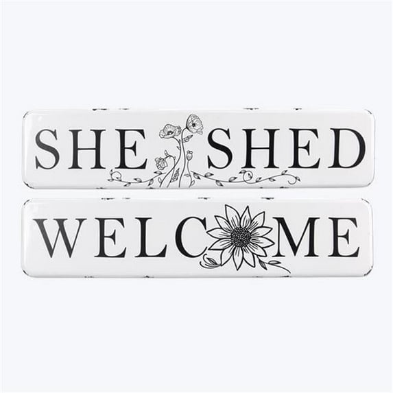 Enamel Wall Sign, Assorted Color - 2 Piece - Walmart.com