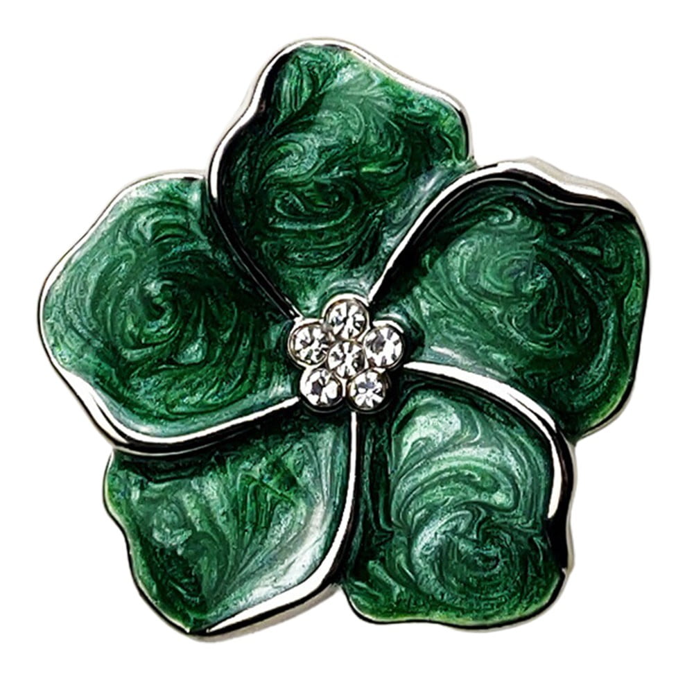Enamel Glaze Flower Handle Door Knobs Cabinet Drawer Handle - Walmart.com