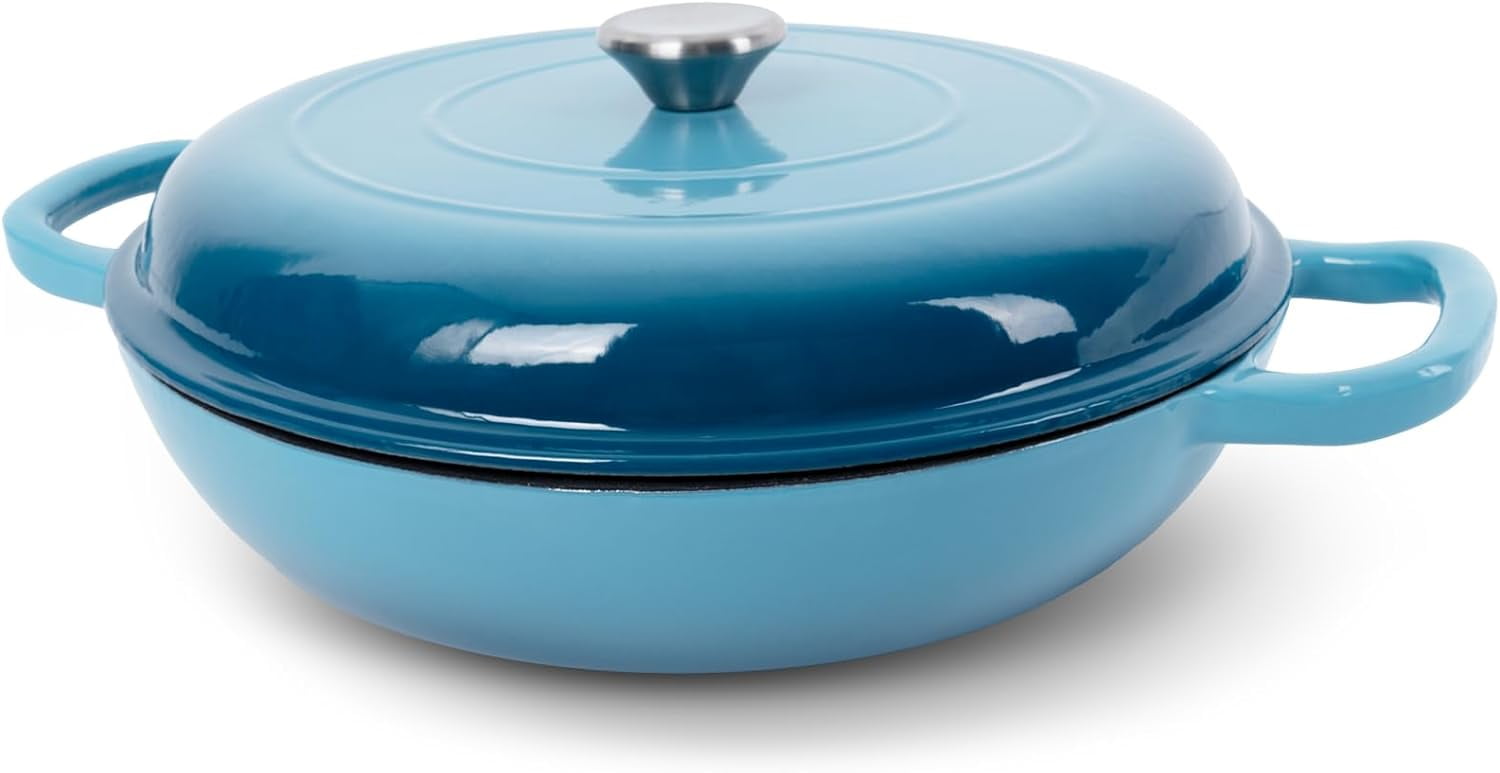 Enameled Cast Iron Dutch Oven, 3.8 Quart Dutch Oven Pot with Lid, Non ...