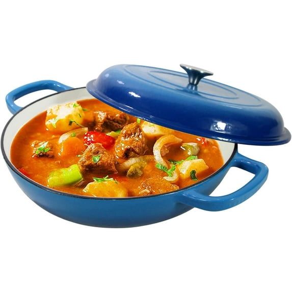 Enameled Cast Iron Dutch Oven 3.8 Quart, Dutch Oven Pot with lid ...